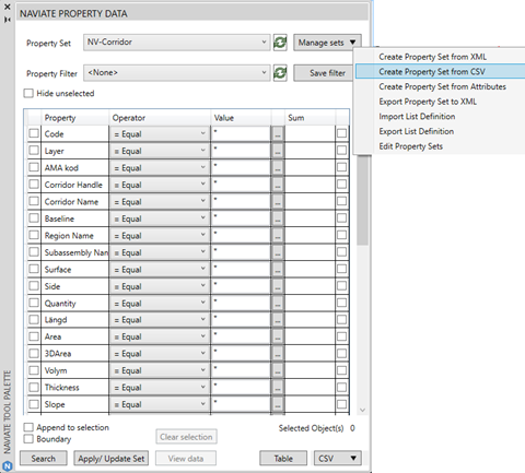How to use Property Set and Match Properties to solids for retaining wall in Naviate Civil 3D